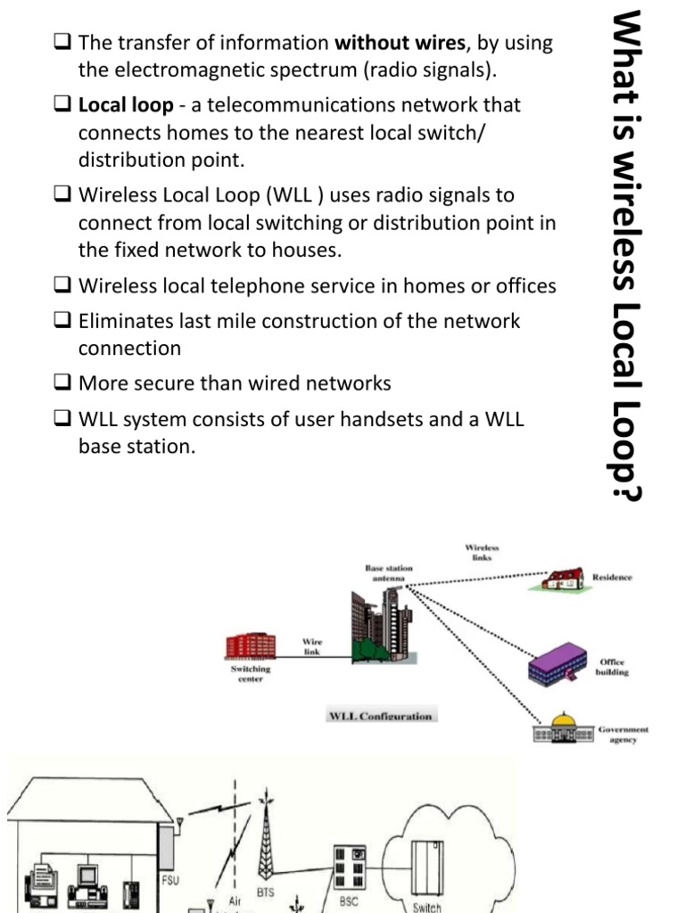 Wireless Local Loop | PDF | Cellular Network | Wireless