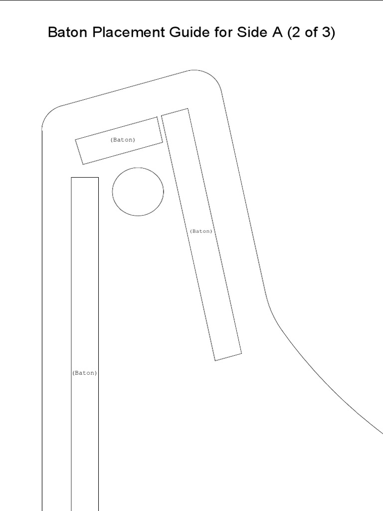 Baton Placement Guide Side A 2 PDF | PDF