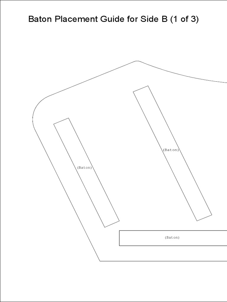 Baton Placement Guide: Side B | PDF