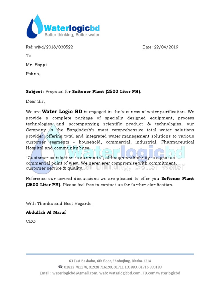 ETP WTP WWTP STP RO Plant DM Plant in Bangladesh - Water Logic BD | PDF ...