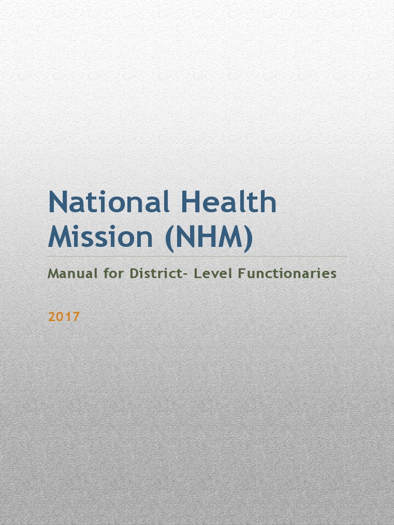 District Level Functionaries NHM | PDF | Birth Control | Preventive ...