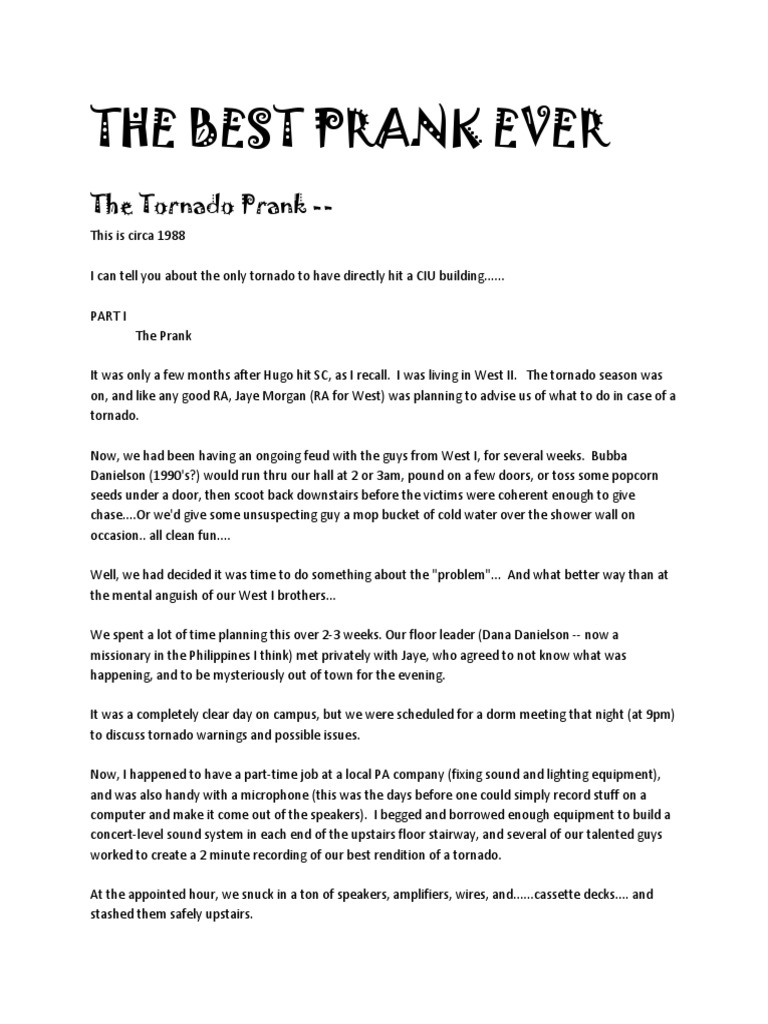 Prank PDF | PDF