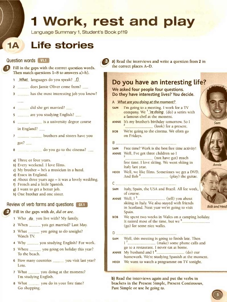 Workbook Ingles Intermedio | PDF