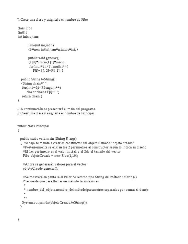 Vectores en Java | PDF