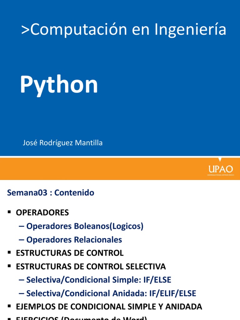 Python Computacion en Ingenieria | Descargar gratis PDF | Flujo de ...