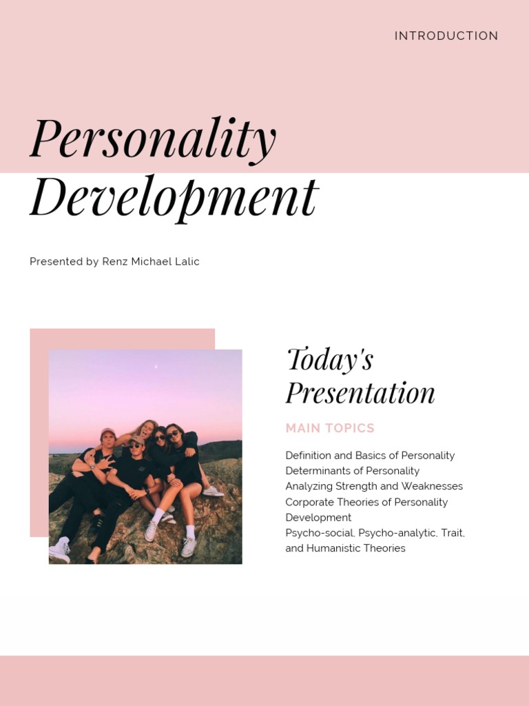 Personality Development | PDF | Id | Cognition
