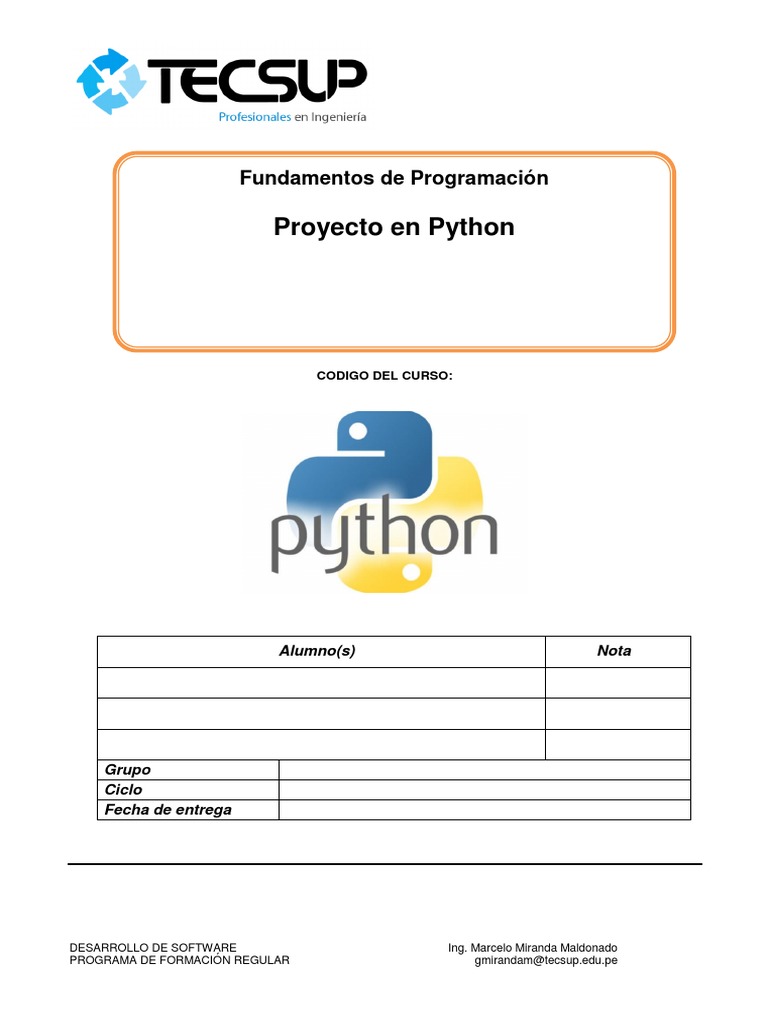 Laboratorio Python | PDF | Python (lenguaje de programación) | Programación de computadoras