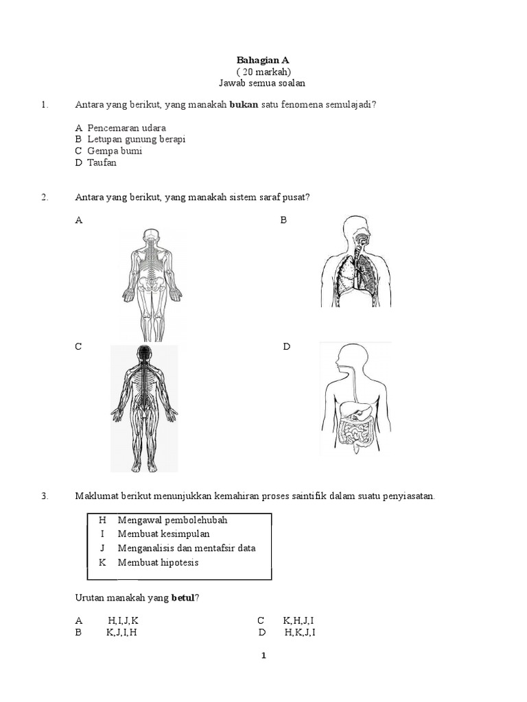 Soalan Sains Tingkatan 2 Pdf