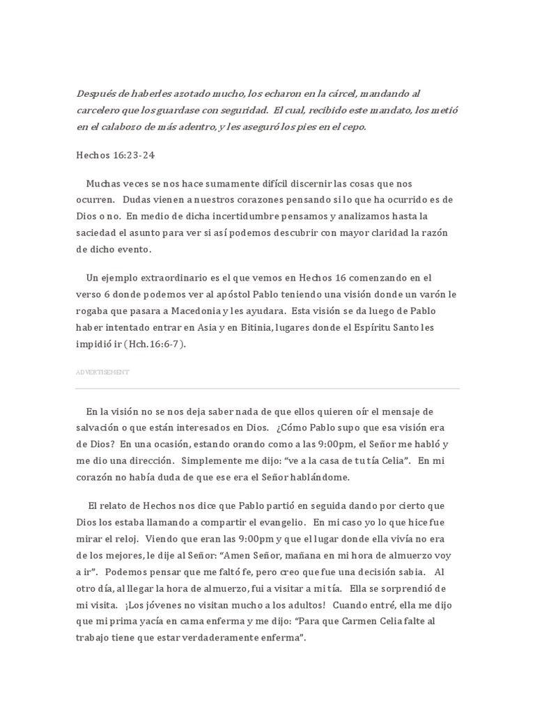 Pablo y Silas: Alabanza en la cárcel | PDF | Pablo el apóstol | Cristo ...