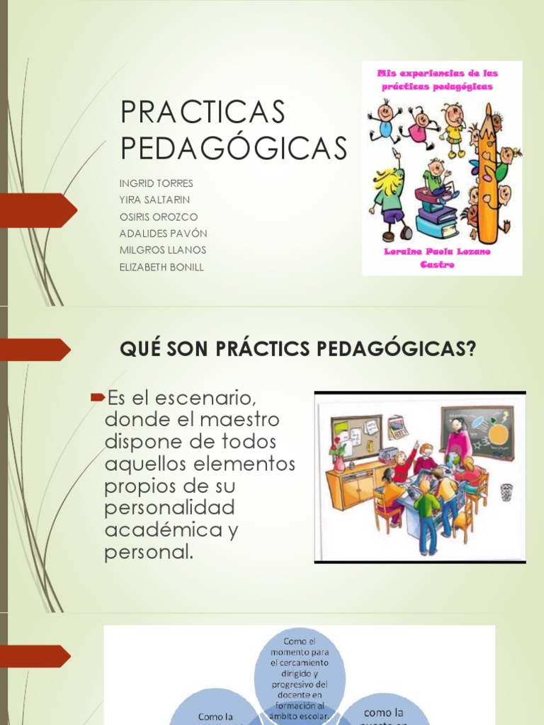 Practicas Pedagógicas | PDF | Maestros | Pedagogía