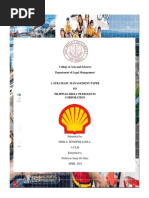 Group 8 Shell Pilipinas Corporation | PDF | Business | Economies