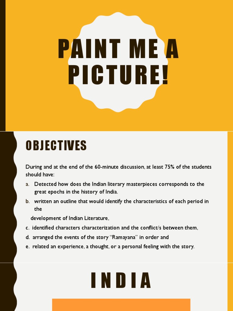 Paint Me A Picture! | PDF | Sita | Vedas