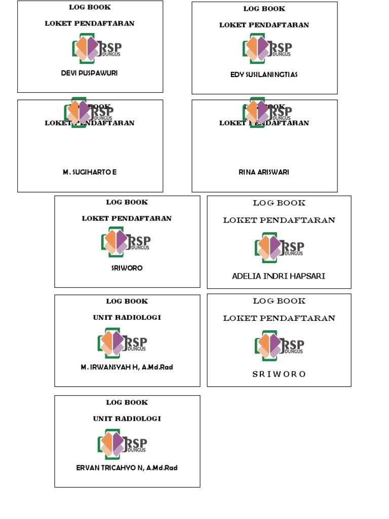 Label Logbook Rina | PDF