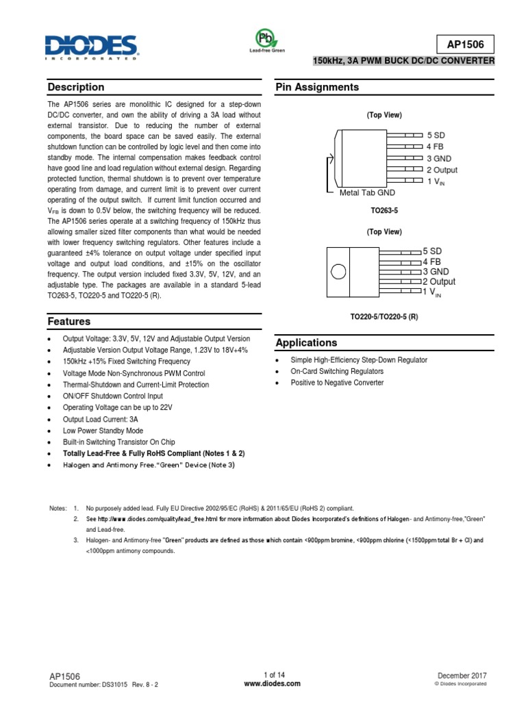 AP1506 | PDF | Printed Circuit Board | Electronic Circuits