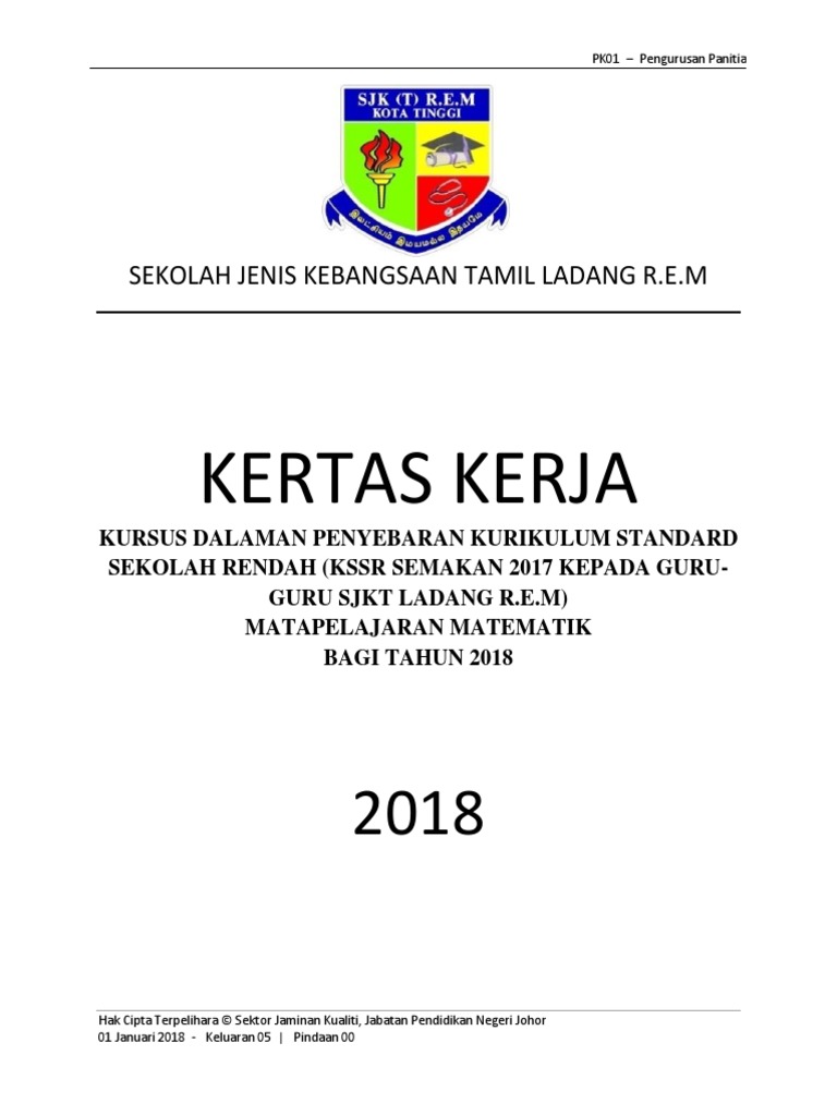 Kertas Kerja Ldp Maths Pdf