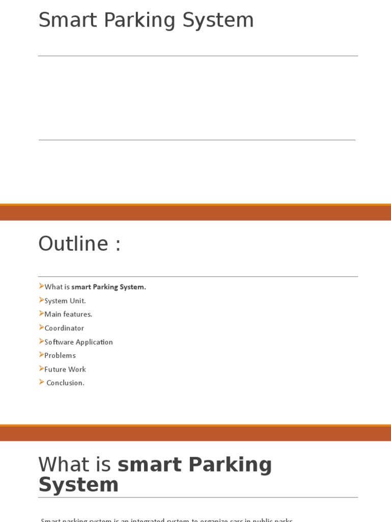 Smart Parking System | PDF | Parking Lot | Telecommunications