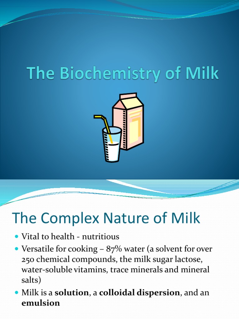 The Biochemistry of Milk | Milk | Cheese