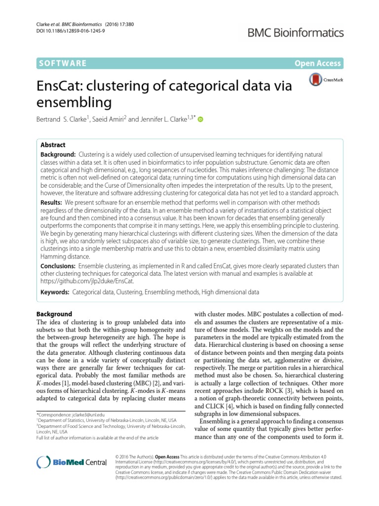 Clusters K Modas | PDF | Cluster Analysis | Categorical Variable