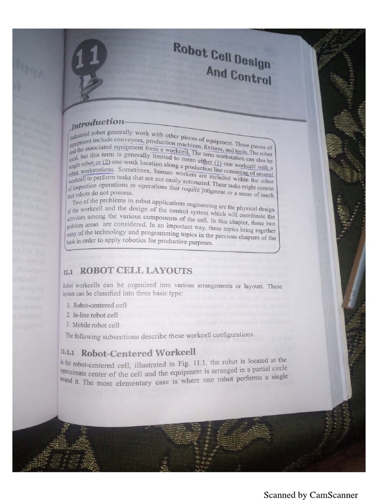 CH 11 Robot Cell Design and Control | PDF
