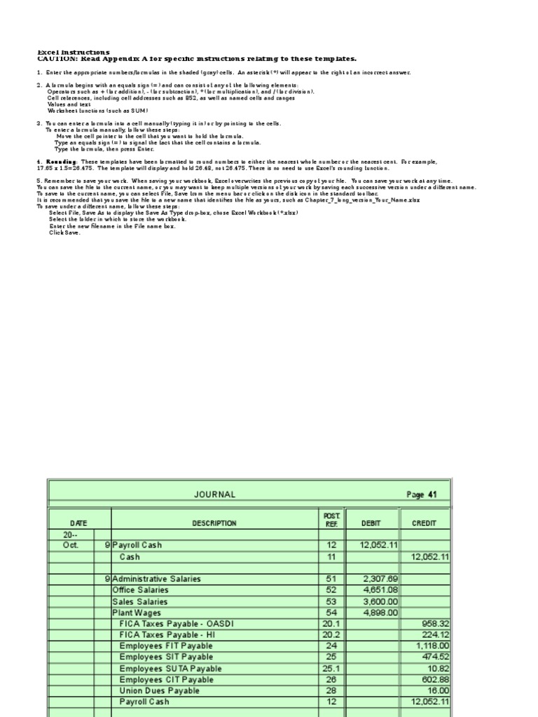 Chapter 7 Payroll Project 2018 | PDF | Debits And Credits | Payroll Tax