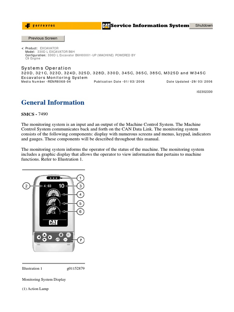 General Information: Systems Operation | PDF | Machines | Control System