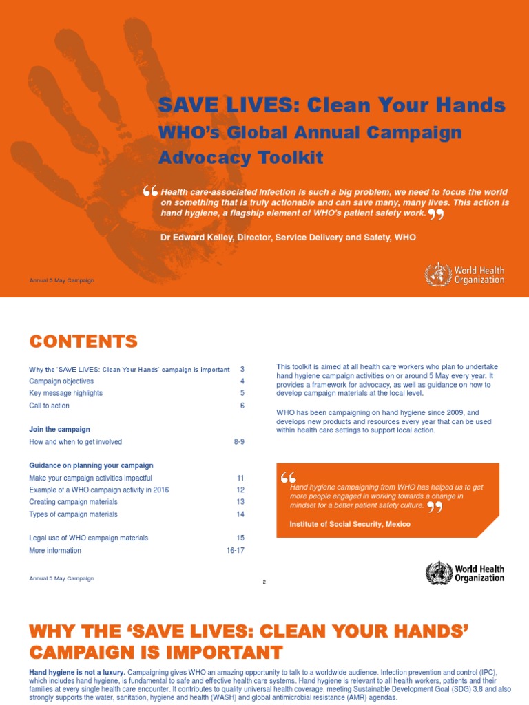 5may Advocacy-Toolkit PDF | Download Free PDF | Hygiene | Hand Washing