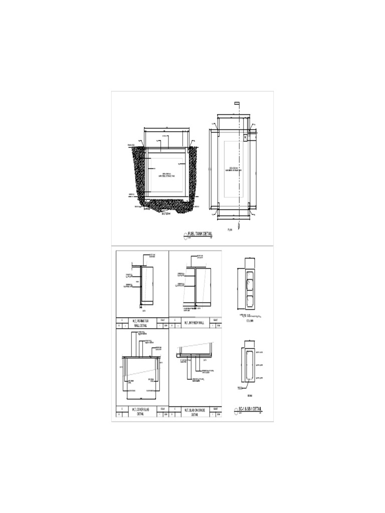 Fuel Tank Detail - Advanced | PDF | Civil Engineering | Nature