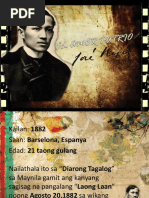 Rizal-El Amor Patrio | PDF