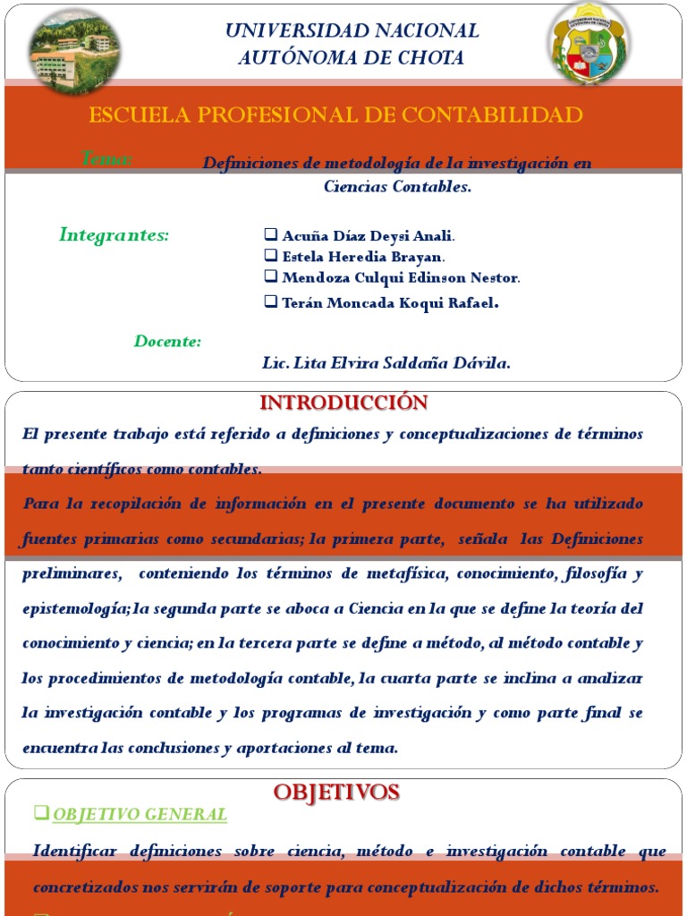 Definición e Investigación Contable | PDF | Contabilidad | Science