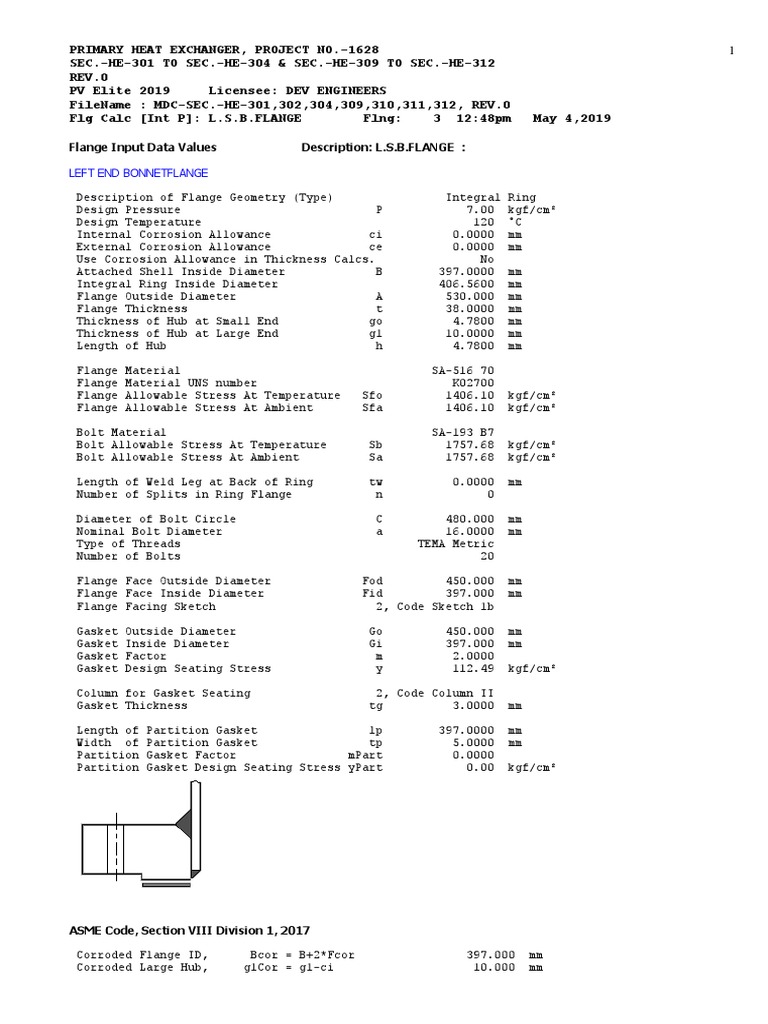Flange Design | PDF | Joining | Screw