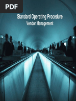 Vendor Management SOP Overview | PDF | Procurement | Evaluation