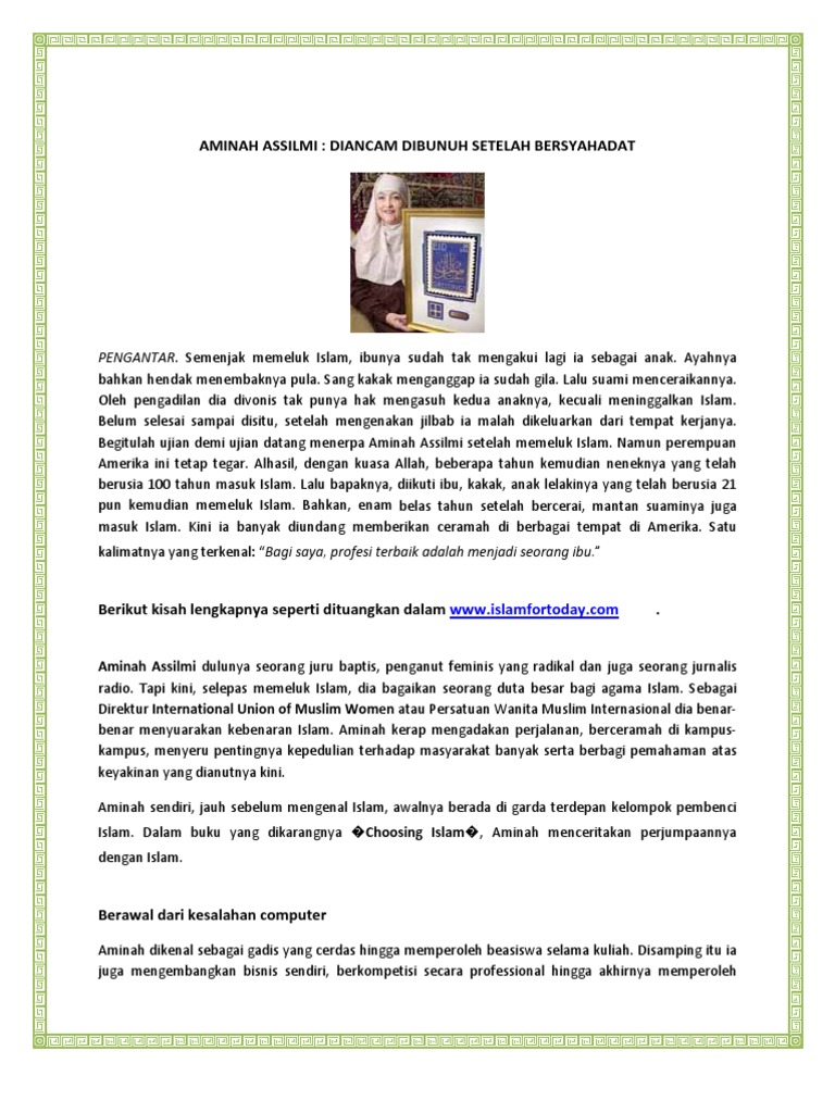 KIsah para Mualaf | PDF