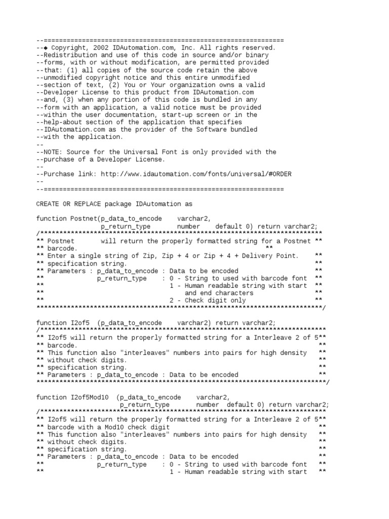 ID Automation | PDF | String (Computer Science) | Source Code