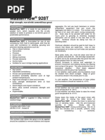 Masterflow 559: Versatile High Strength, Non Shrink Cementitious ...