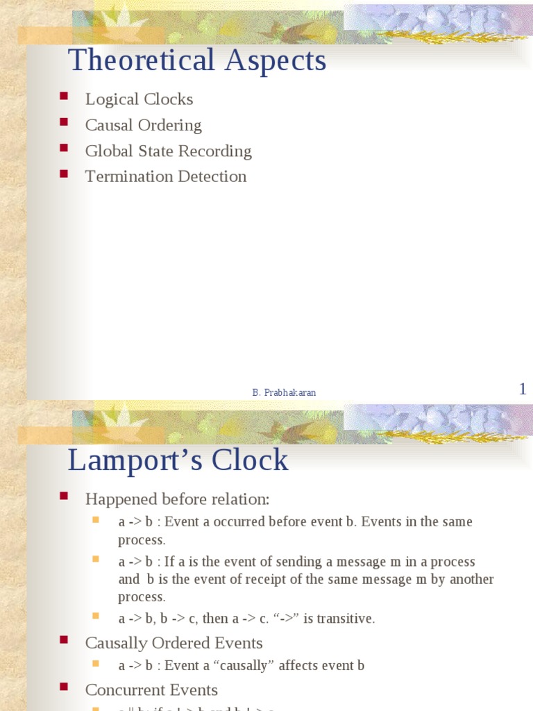 Logical and Vector Clocks in Distributed Systems | PDF | Areas Of Computer Science | Distributed ...