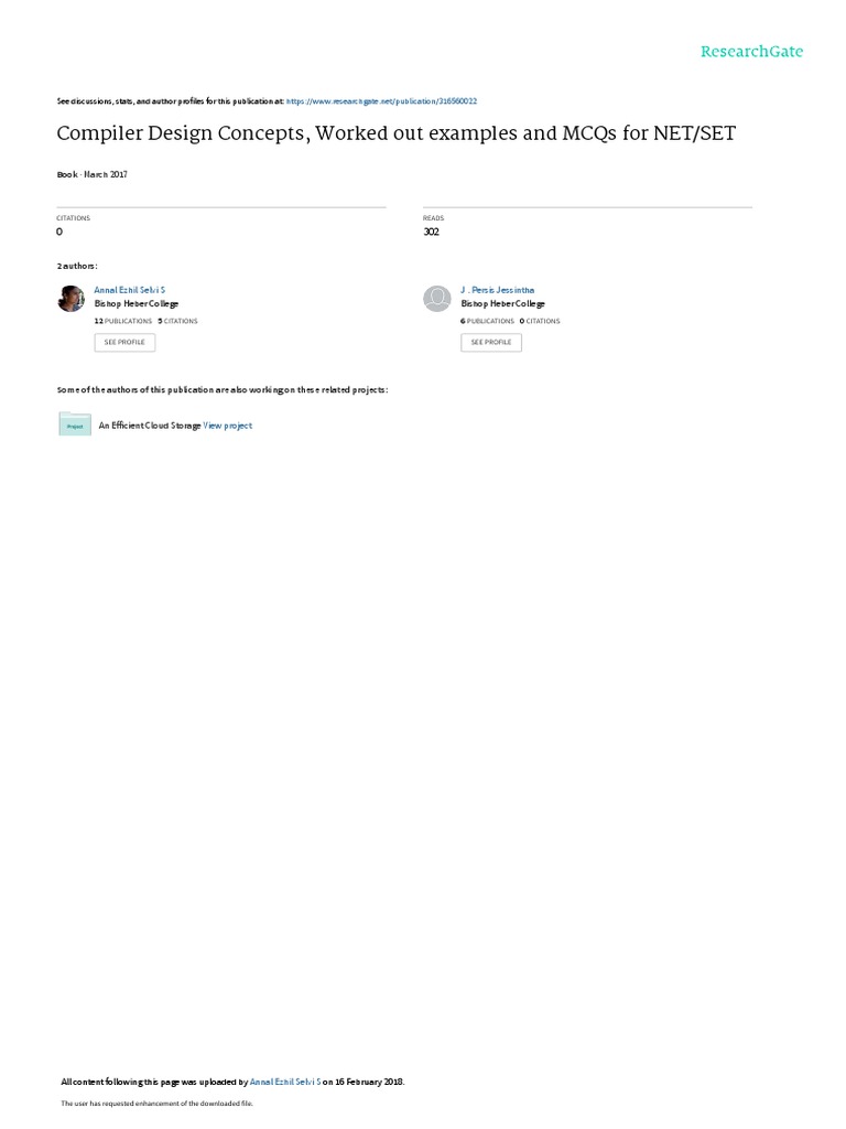 Compiler Design Book | PDF | Parsing | Compiler