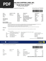 Cebu Pacific Itinerary: Manila to Bacolod | PDF | Transport | Aviation