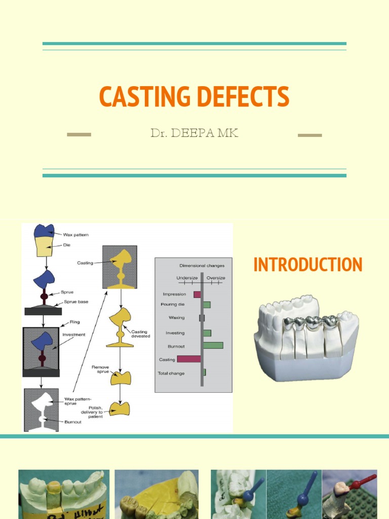 Dental Casting Defect | PDF | Science & Mathematics | Technology ...