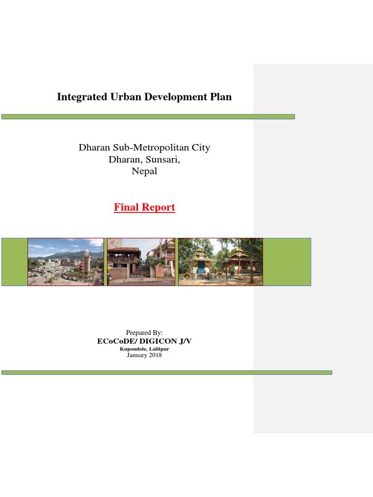 Dharan Sub-Metropolitan City Integrated Urban Development Plan | PDF ...