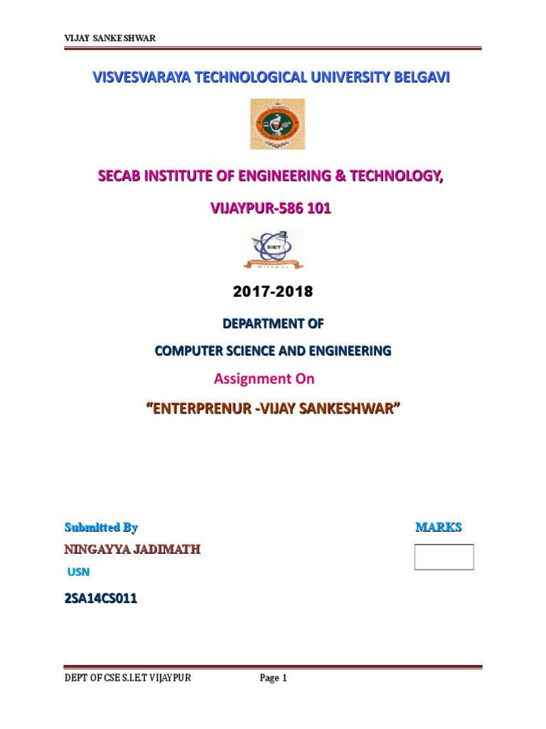 An Entrepreneurial Journey: Profile of Vijay Sankeshwar, Founder of VRL ...