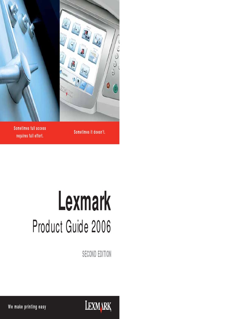 Products Guide PDF | PDF | Printer (Computing) | Operating System