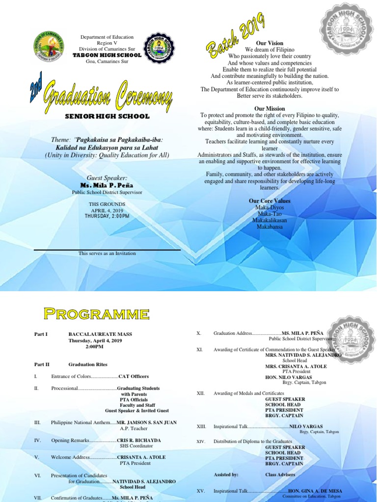 Graduation Program | PDF | Behavior Modification | Psychological Schools