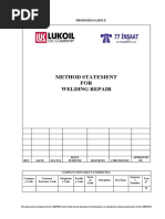 Method Statement Pipeline Repair | PDF | Pipeline Transport | Pipe ...