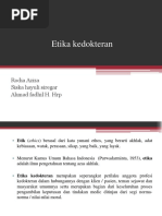 Kode Etik Kedokteran Indonesia - MKEK IDI | PDF