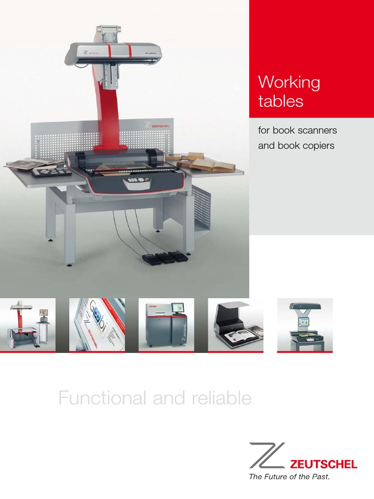 Zeutschel Scanner Worktables Overview | PDF | Information Science ...