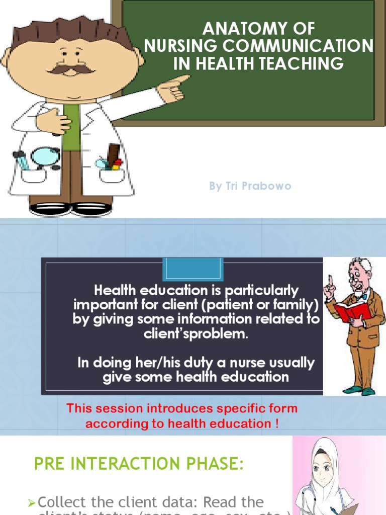 Anatomy of Health Teaching | PDF