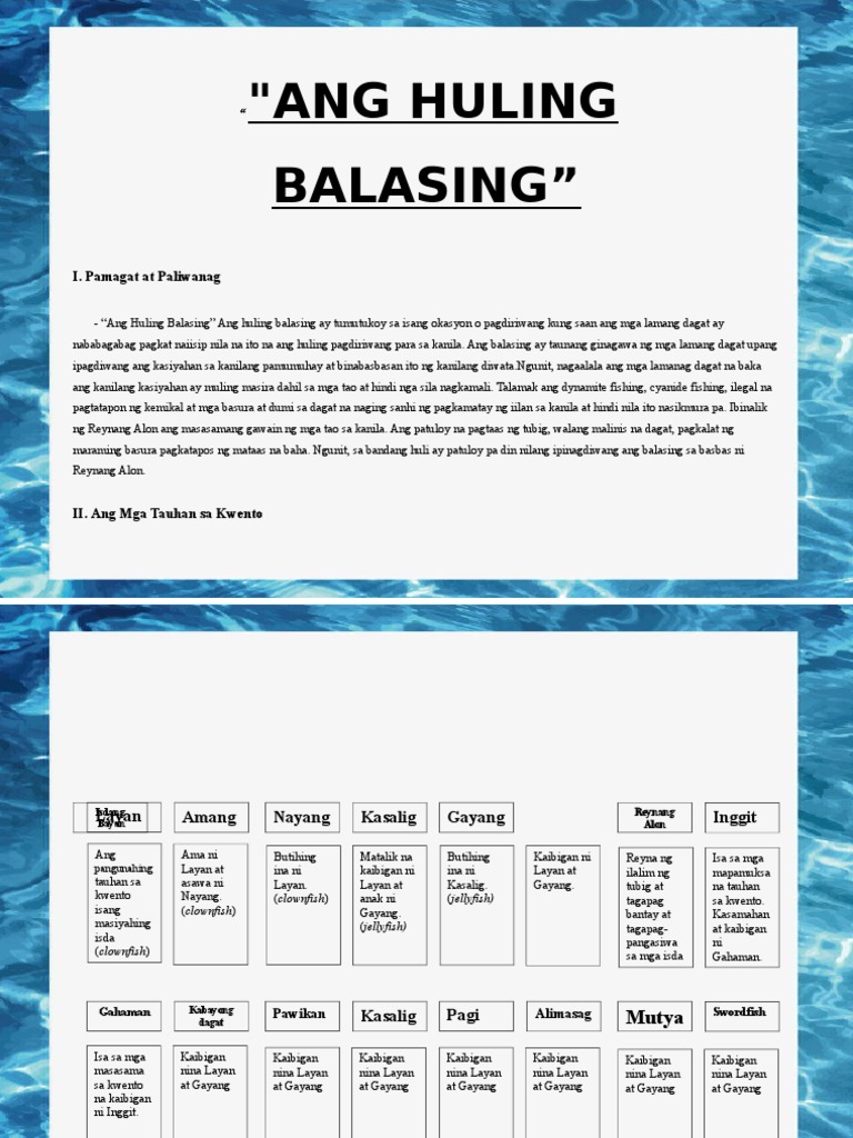 Ang Huling Balasing | PDF