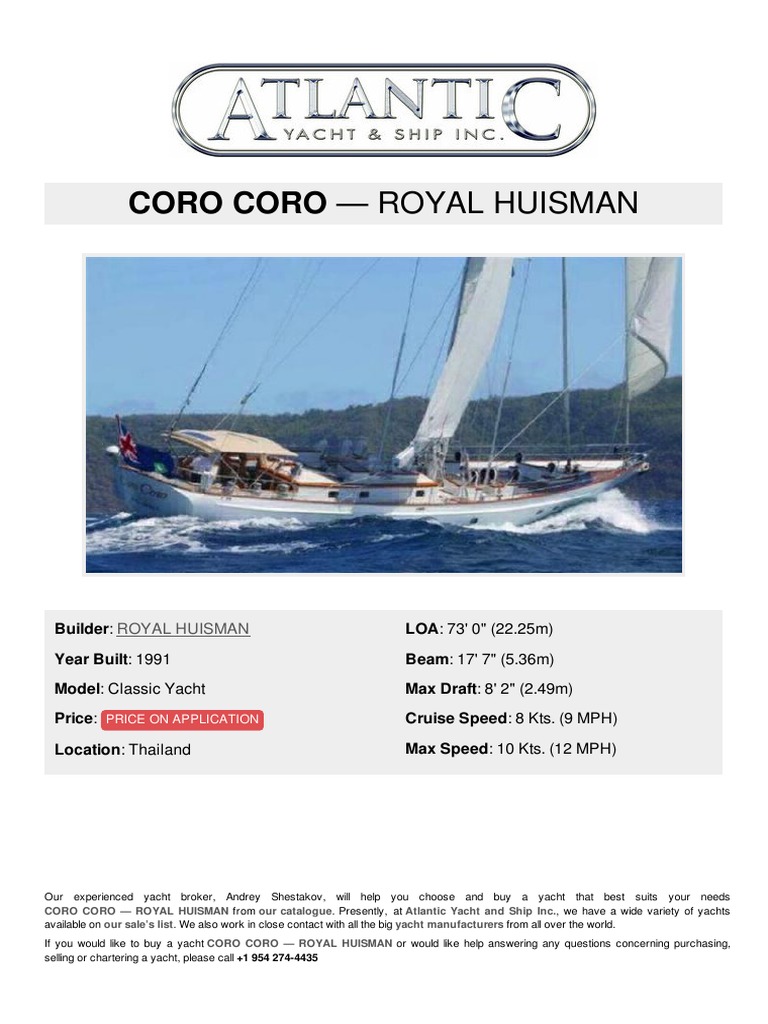 Coro Boat | PDF | Mast (Sailing) | Yacht