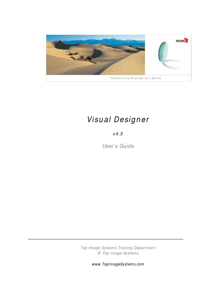Visual Designer User Guide PDF | PDF | Optical Character Recognition ...