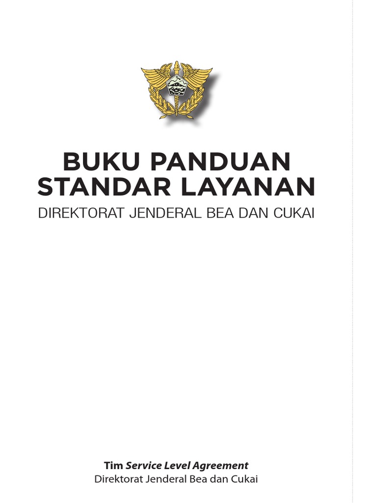 Buku Standar Layanan DJBC PDF | PDF | Karier & Perkembangan | Bisnis